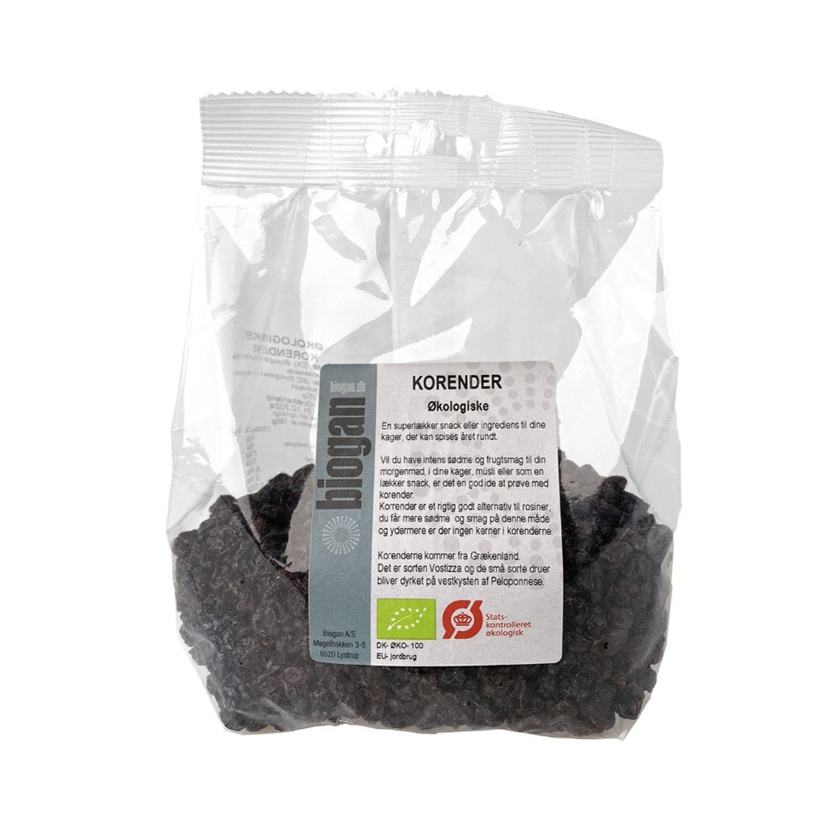 Biogan Korender Ø - 250 g - Med24.dk