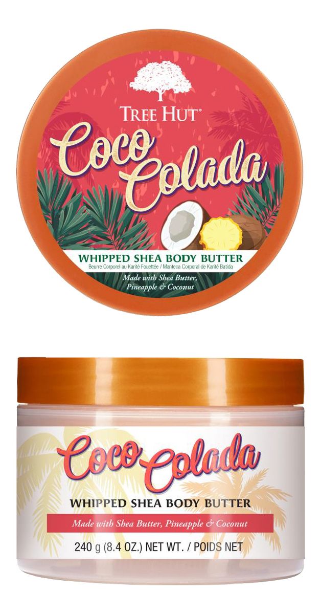 Køb Tree Hut Whipped Body Butter Coco Colada - 240 ml. | Med24.dk