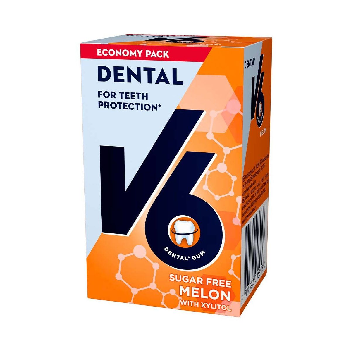Køb V6 tyggegummi sukkerfri Care Melon | Med24.dk