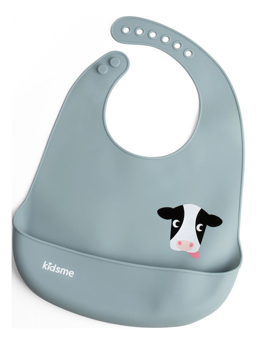 Køb Kidsme Easy Clean Bib - Azure - 1 stk. billigt hos Med24.dk