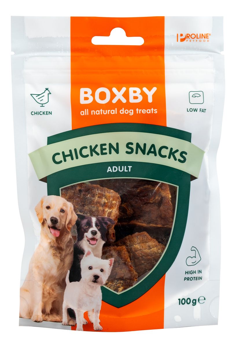 Køb Boxby Chicken Snacks - 100 g. billigt hos Med24.dk