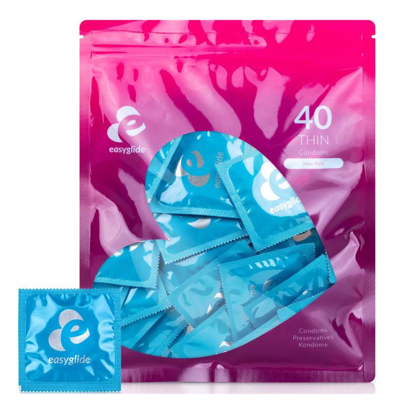 Køb EasyGlide Ultra Thin kondomer - 40 stk. hos Med24.dk