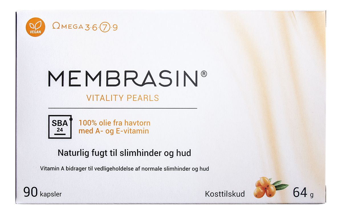 Køb Membrasin Vitality Pearls - 90 kaps. - billigt hos Med24.dk