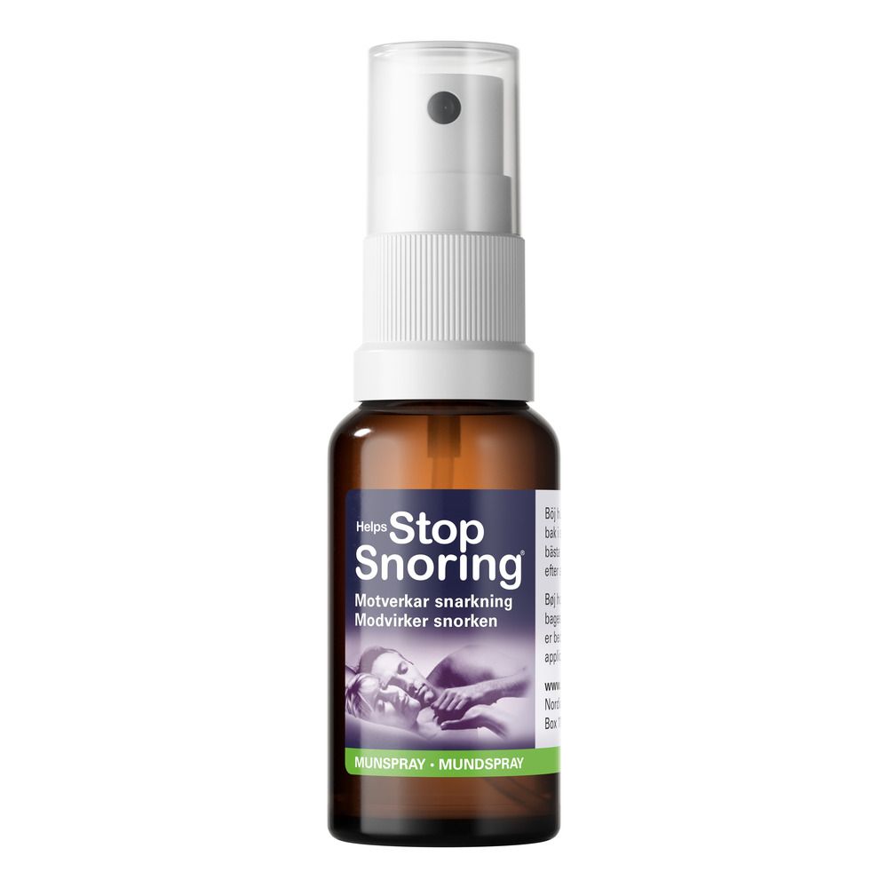 Køb Help Stop Snoring Spray 19 ml - billigt hos Med24.dk
