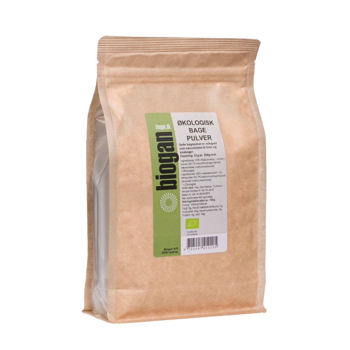 Biogan Bagepulver Ø - 1000 g - Med24.dk