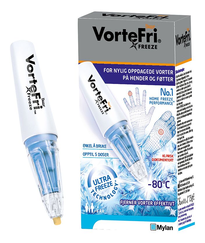Køb Vortefri Freeze til vortebehandling billigt hos med24.dk