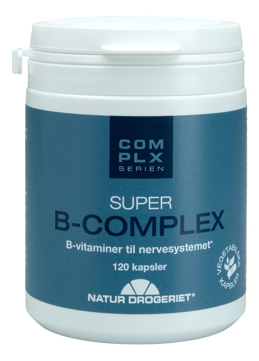 Køb Natur-Drogeriet Super B-Complex - 120 kaps. hos Med24.dk
