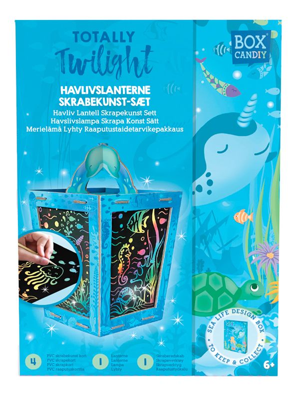 BOX CANDIY Scratch Art Lantern Totally Twilight Sea | Med24.dk