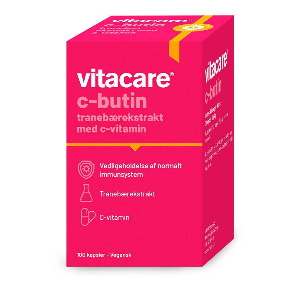 Køb VitaCare C-butin - 100 kaps. billigt hos Med24.dk