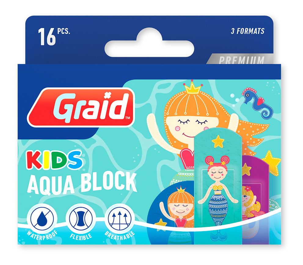 Køb Graid Kids Aqua Block Premium Havfruer billigt hos Med24.dk