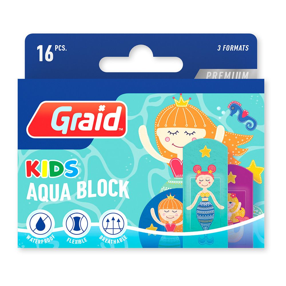 Køb Graid Kids Aqua Block Premium Havfruer billigt hos Med24.dk