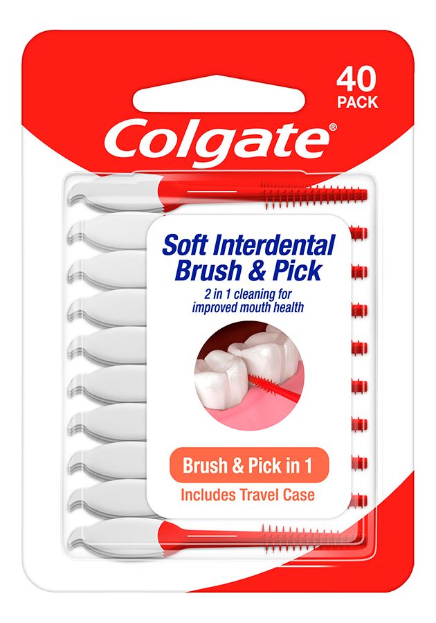 Køb Colgate Interdental stick Soft - 40 stk. billigt hos Med24.dk