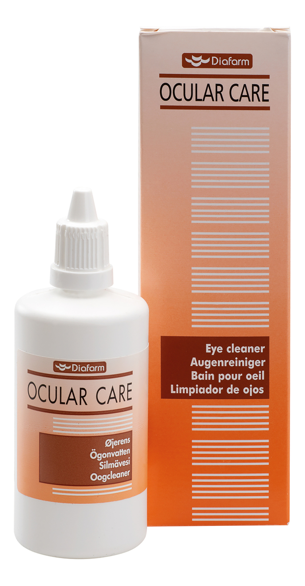 Diafarm Øjenrens til dyr - 100ml - Med24.dk
