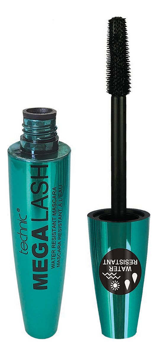 Køb TECHNIC MEGA Lash Mascara Water Resistant Black - 12 ml.