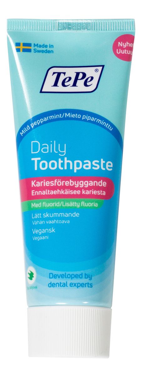 Køb TePe Daily Tandpasta - 75 ml. billigt hos Med24.dk
