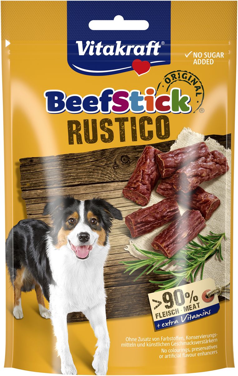 Køb Vitakraft Beef-Stick Rustico - 55 g. billigt hos Med24.dk
