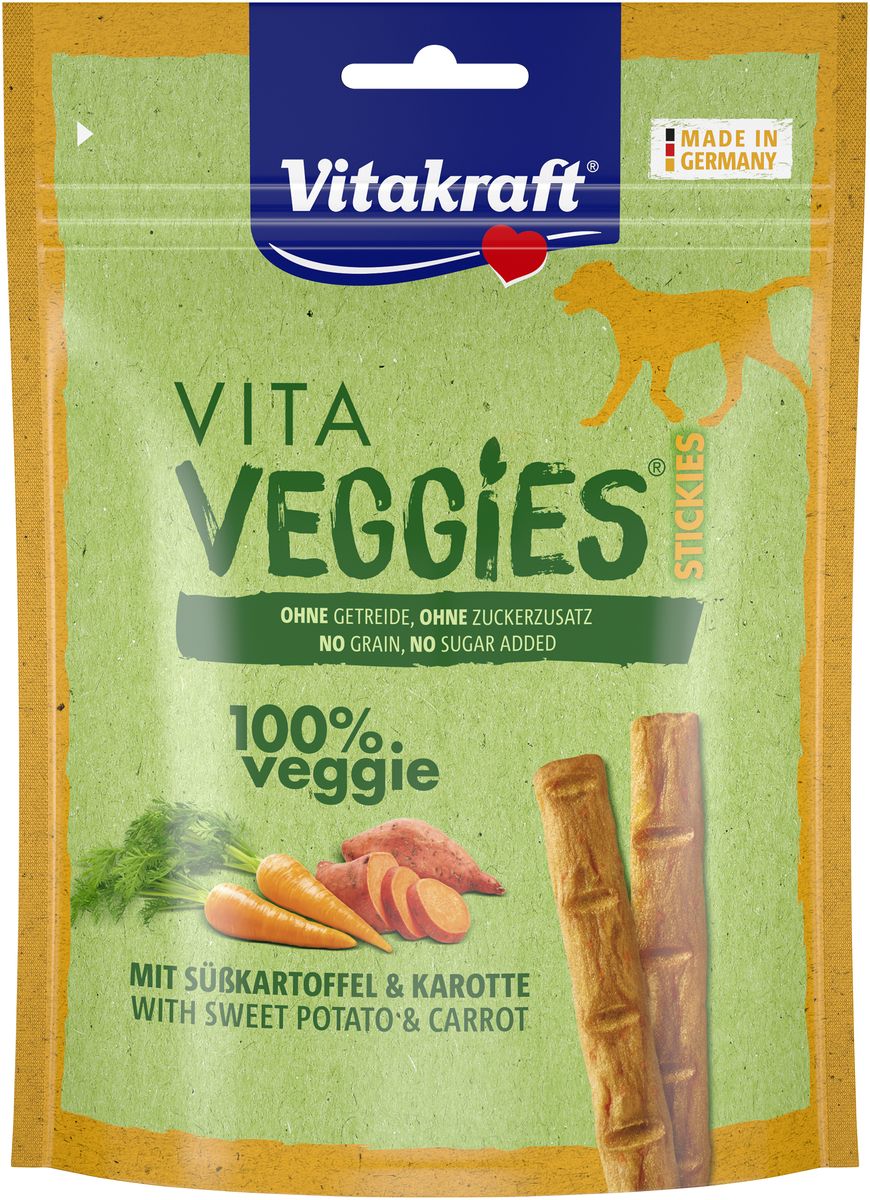 Vitakraft Vita Veggies sticks med søde kartofler og gulerod | Med24.dk