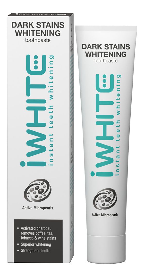Køb iWHITE Dark Stains Toothpaste - 75 ml. billigt hos Med24.dk