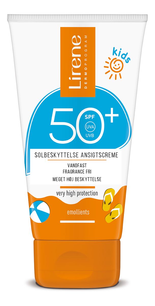 Køb Lirene Face Cream Kids SPF 50 - 50 ml. hos Med24.dk