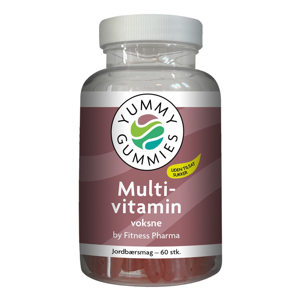 Køb Yummy Gummies by Fitness Pharma Multivitamin Voksne - 60 stk.