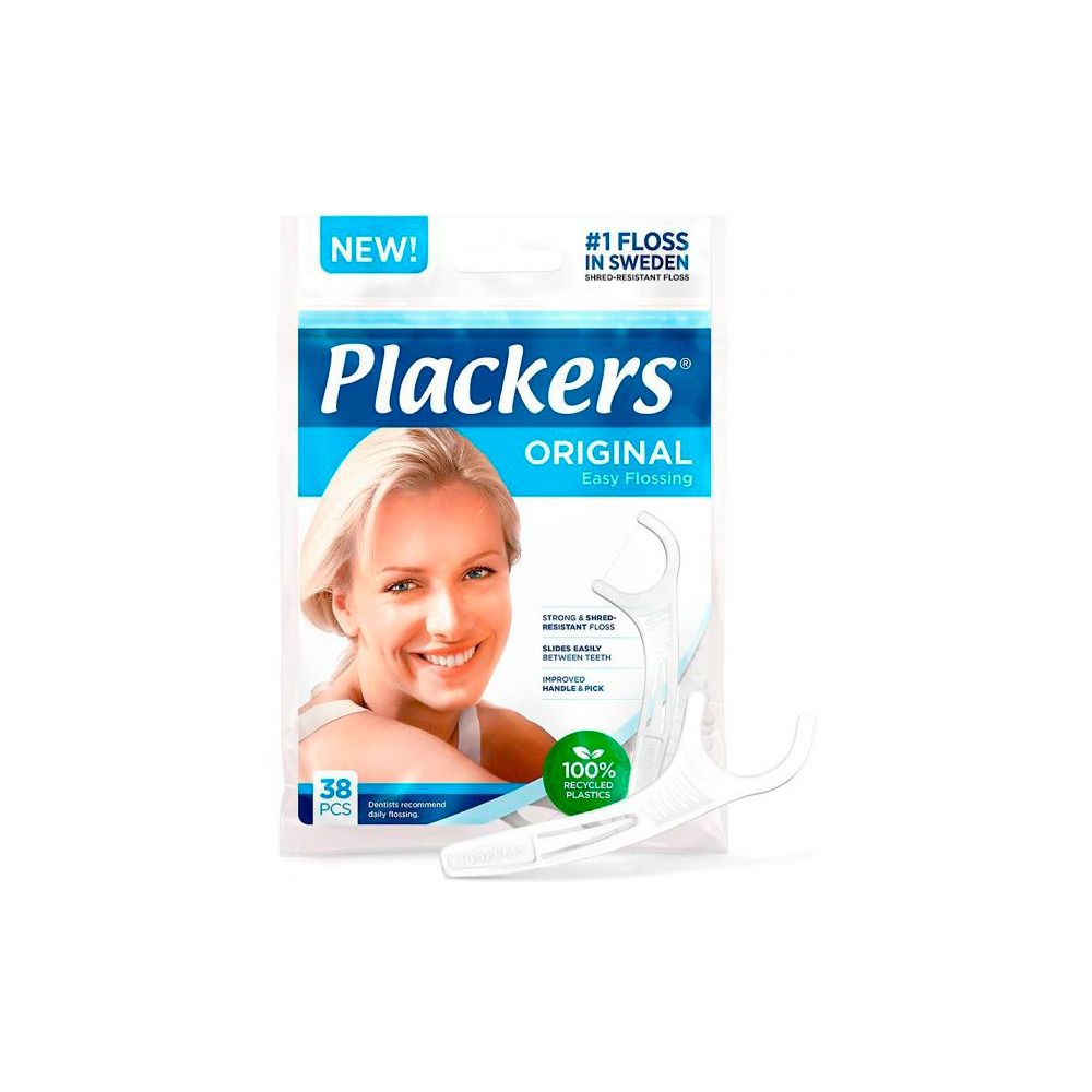 Køb Plackers Original Easy Flossing - 38 stk. hos Med24.dk