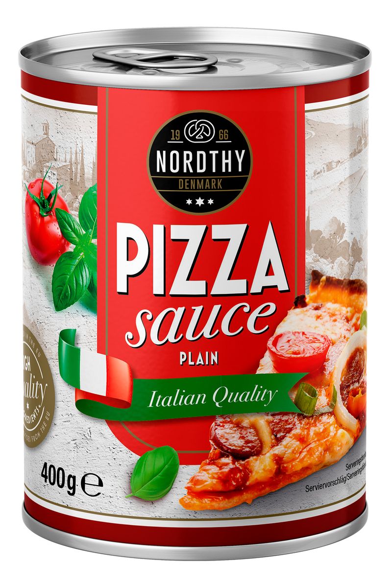 Køb Nordthy Pizzasauce - 400 g. billigt hos Med24.dk