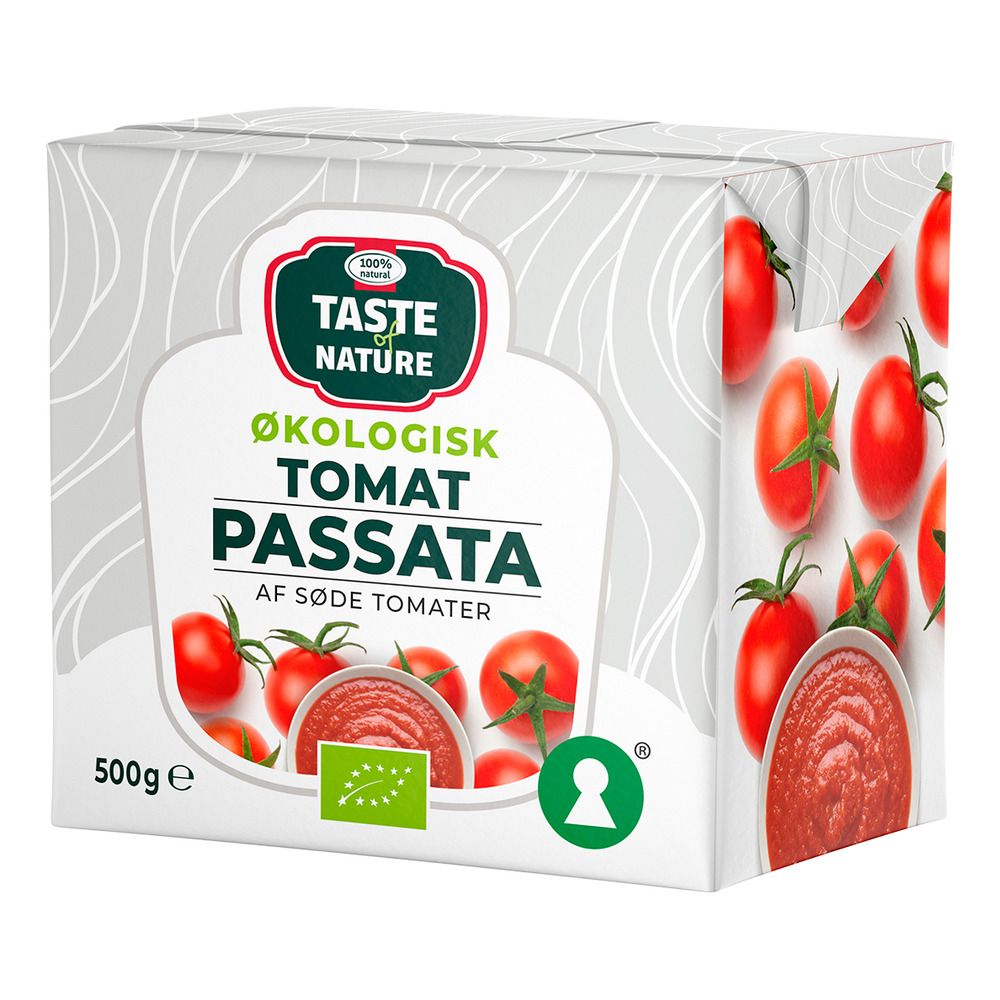 Køb Taste of Nature Tomat Passata Ø - 500 g billigt hos Med24.dk