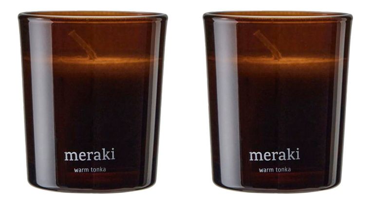 Køb Meraki Duftlys Warm Tonka - 60 g. billigt hos Med24.dk