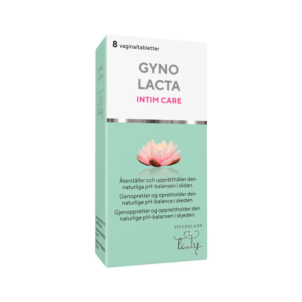 Køb Gynolacta - 8 vaginaltabletter - billigt hos Med24.dk