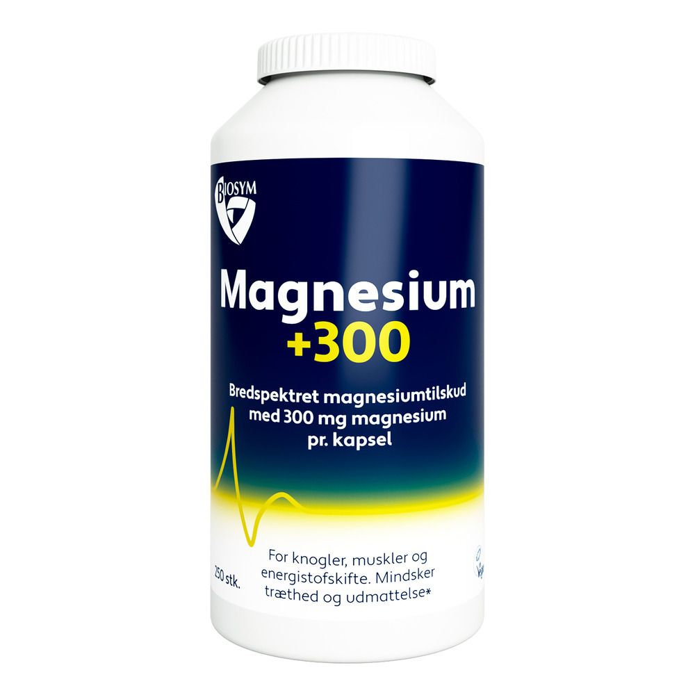 Køb Magnesium +300 - 250 kaps. billigt hos Med24.dk