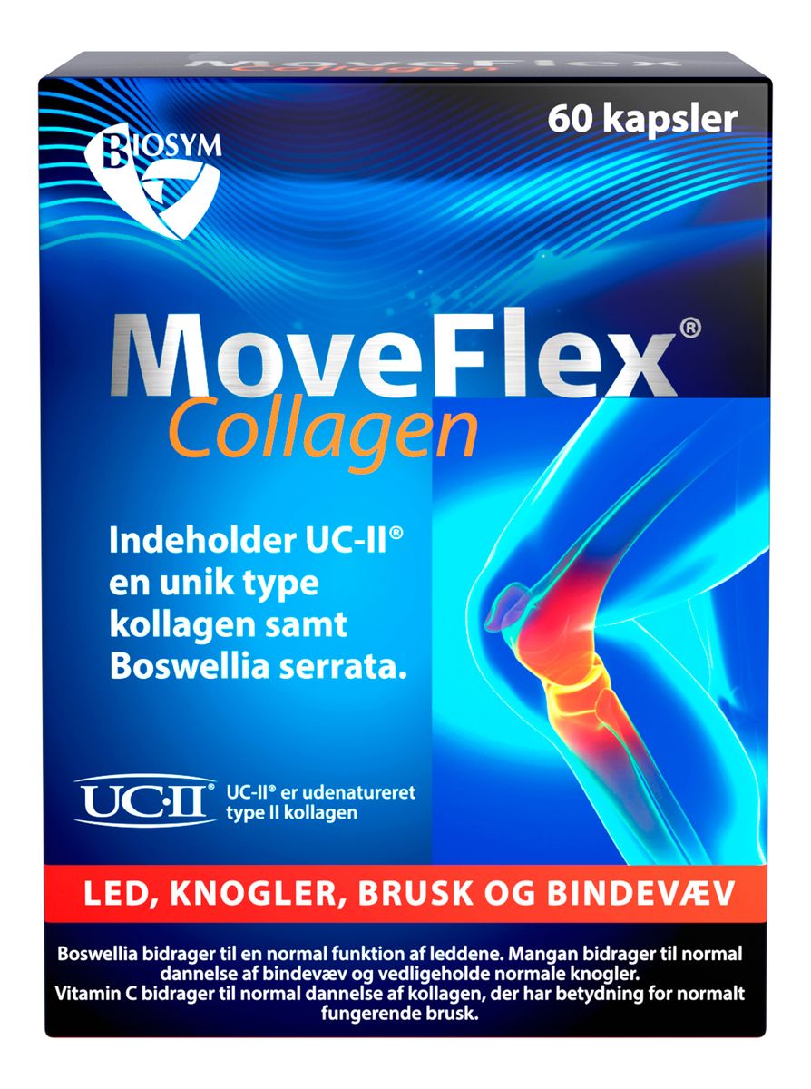 Køb MoveFlex Collagen - 60 kaps. billigt hos Med24.dk