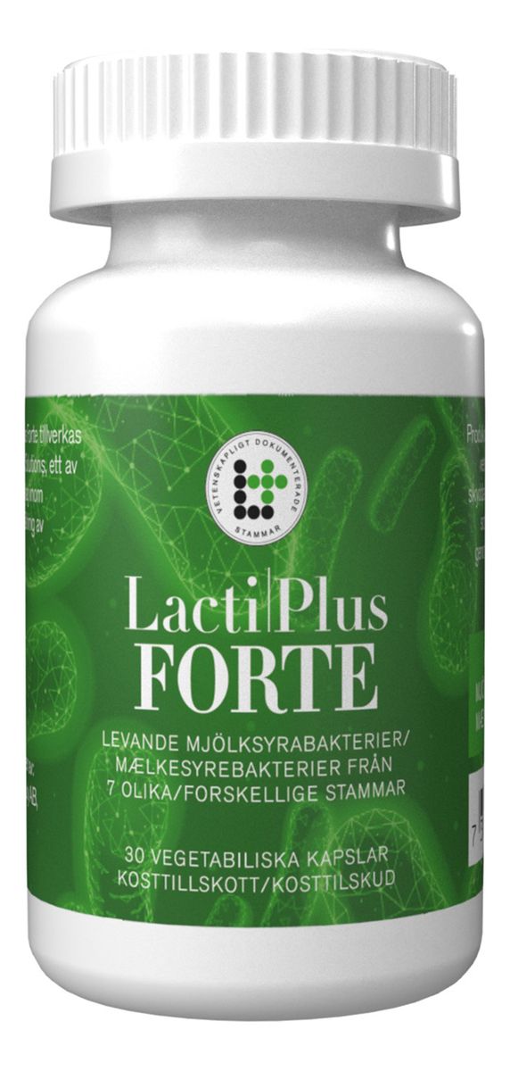 Køb LactiPlus Forte - 30 kaps. - billigt hos med24.dk