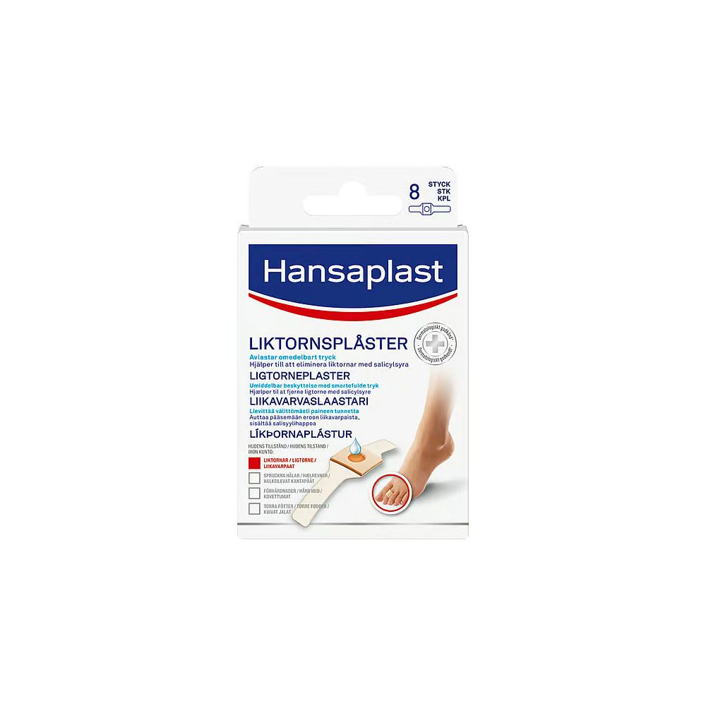 Hansaplast Cornina Ligtorneplaster - 8 stk. - Med24.dk