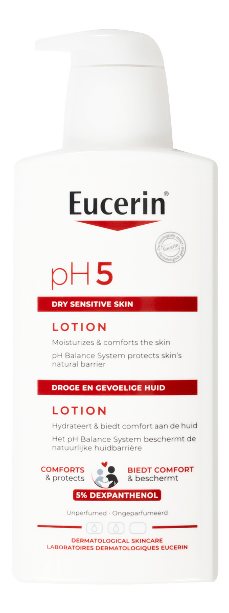 Køb Eucerin pH5 Lotion Unperfumed - 400 ml. billigt hos Med24.dk