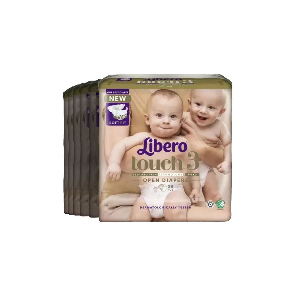 Køb Libero Touch 3 Åben Ble - 6 x 28 stk. billigt hos Med24.dk.