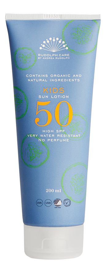 Køb Rudolph Care Sun Kids Lotion SPF50 - 200 ml. hos Med24.dk
