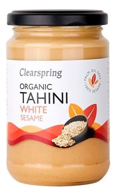 Køb Clearspring Tahin Hvid Sesam Ø - 280 g. hos Med24.dk