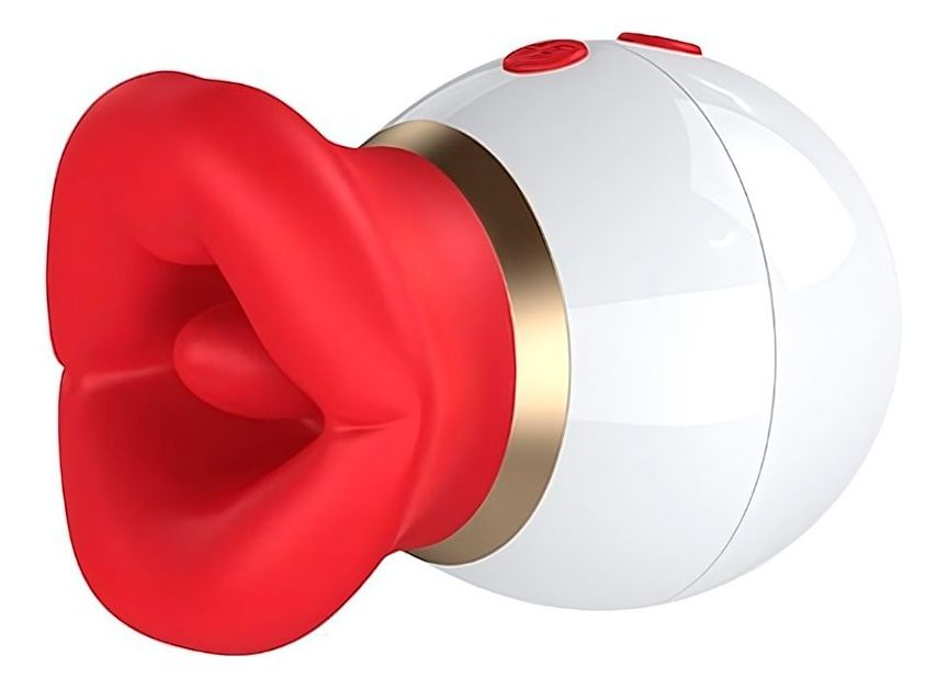 Køb Kiss Red Lips Suction Vibrator billigt hos Med24.dk