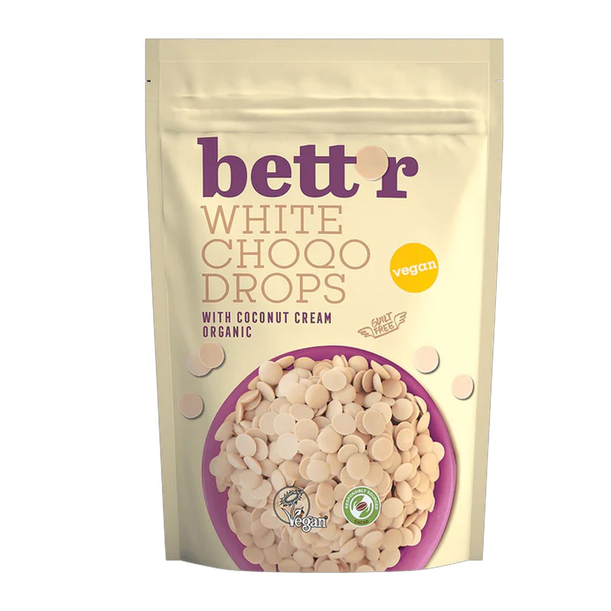 Køb Bett´r Choco Drops White billigt hos Med24.dk