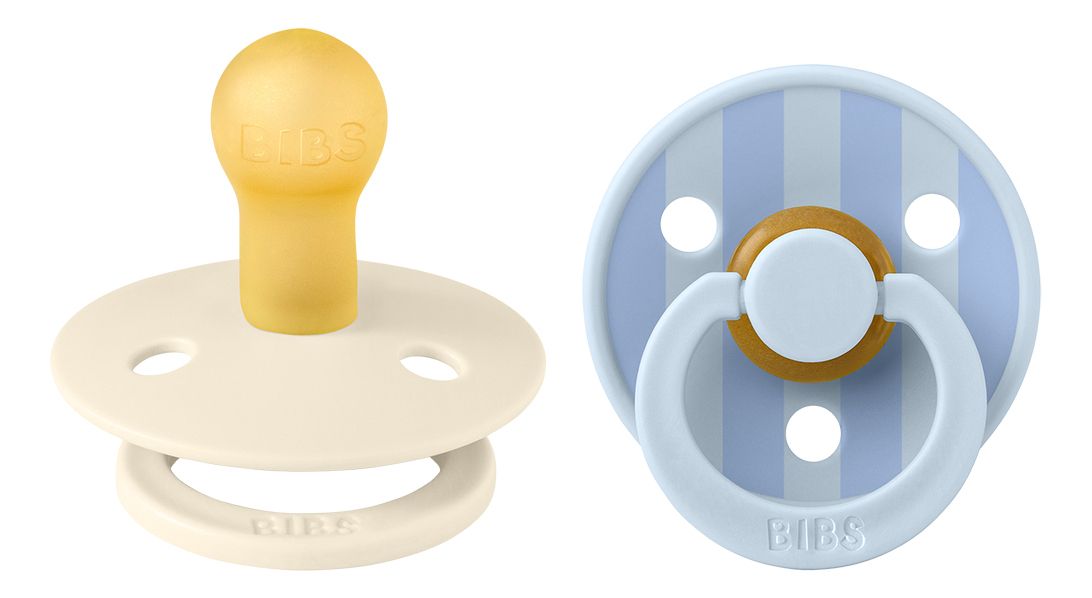 BIBS Studio Colour Block Latex Baby Blue Dusty Blue Mix