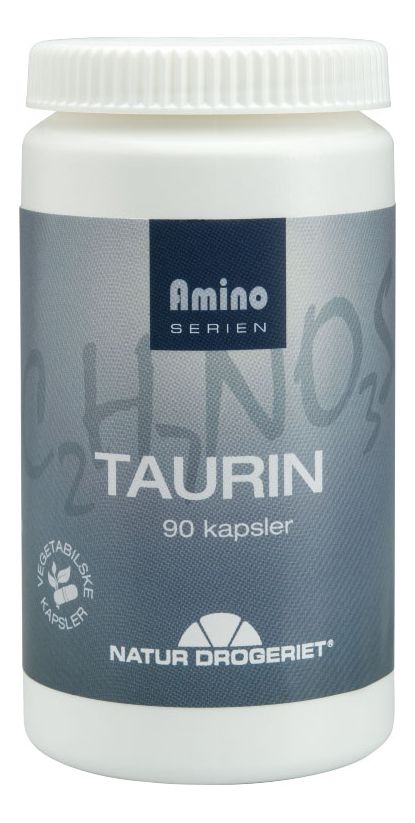 Køb Natur-Drogeriet Taurin - 90 kaps. billigt hos Med24.dk