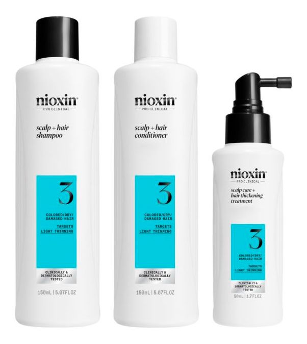 Køb Nioxin System 3 Trial Kit for Colored/Dry/ Damaged Hair