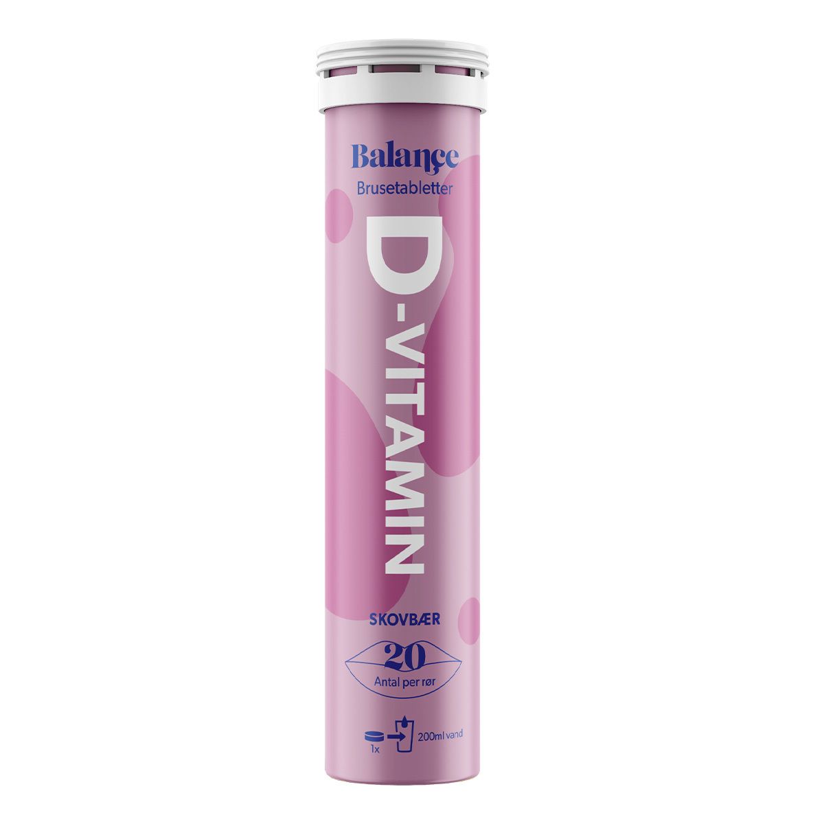 Køb Balance D-vitamin Brusetabletter - 20 brusetabl. | Med24.dk