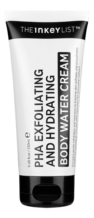 Køb The Inkey List PHA Exfoliating Body Water Cream | Med24.dk