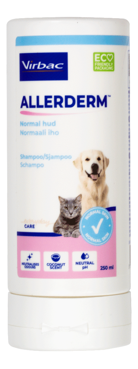 Køb Virbac Allerderm normal shampoo - 250 ml hos Med24.dk