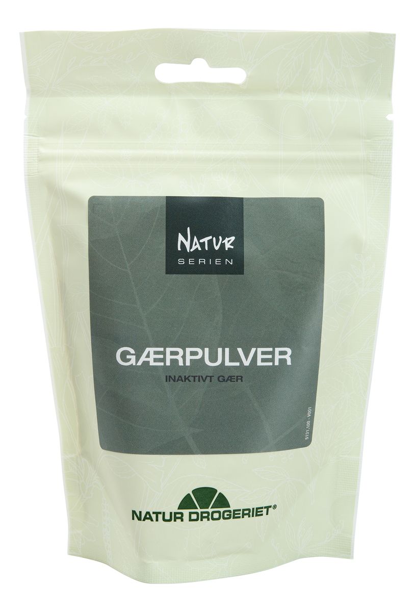Køb Natur-Drogeriet Gærpulver Inaktiv - 100 g. | Med24.dk