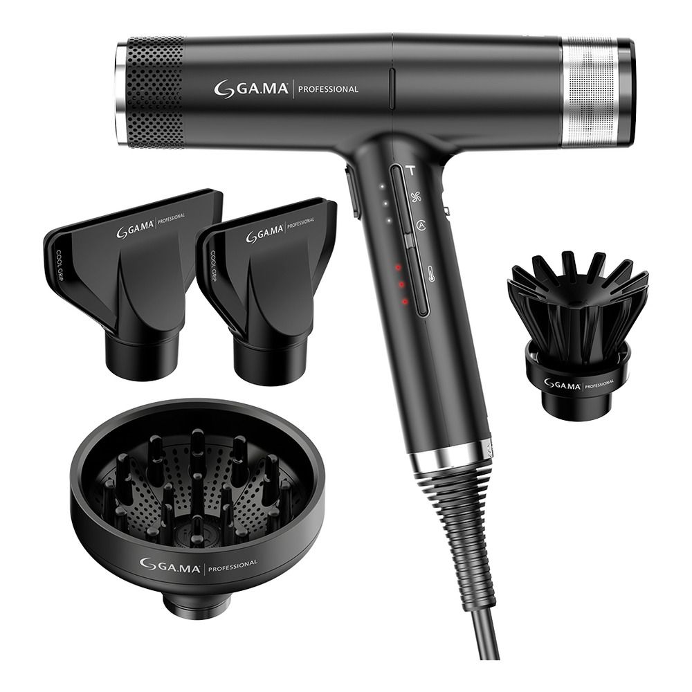 Køb Gama Professional IQ2 Føntørre Black - 1 stk. hos Med24.dk