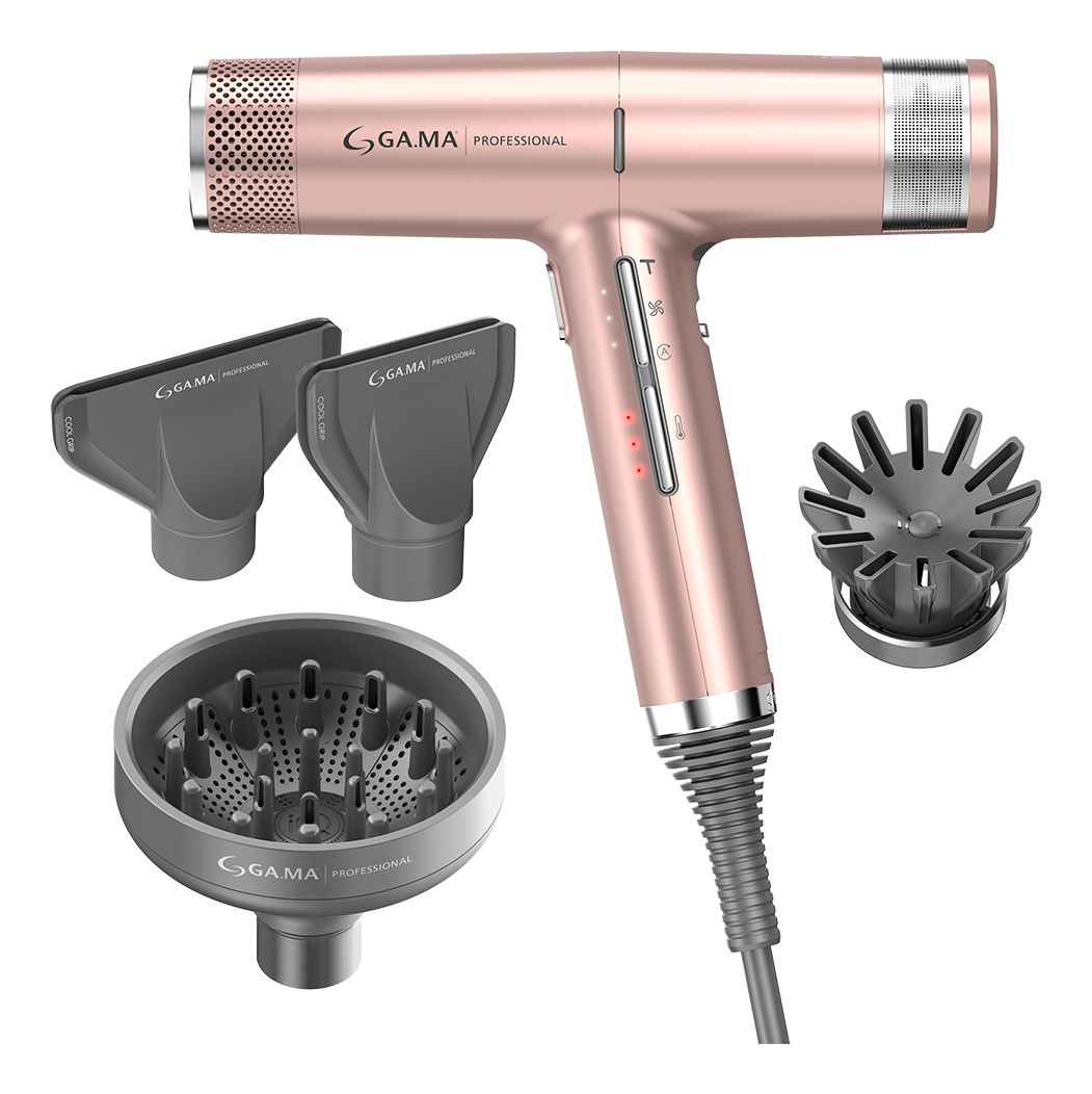 Køb Gama Professional IQ2 Føntørre Rosegold - 1 stk. hos Med24.dk
