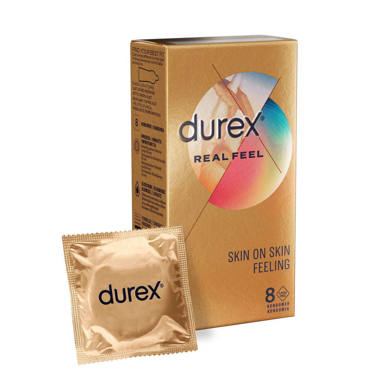 Køb Durex Real Feel - 8 stk. billigt hos Med24.dk