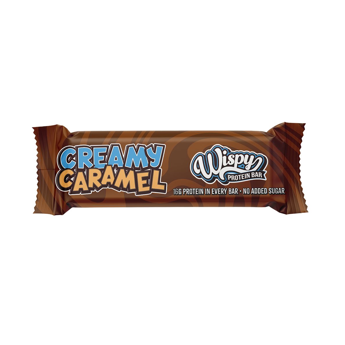 Køb Wispy Protein Bar Creamy Caramel - 55 g. | Med24.dk